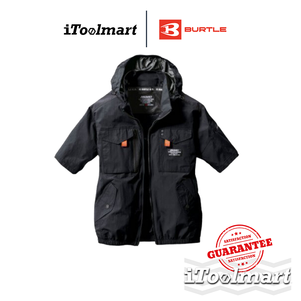 BURTLE เสื้อพัดลม แขนสั้น ไร้สาย AIRCRAFT AC1156-35 สีดำ (ตัวเปล่า) | Shopee Thailand