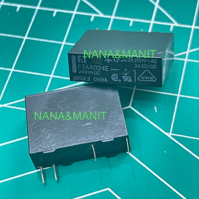 F3AA024E 24VDC 4 ขา ราคาต่อ 1 ตัว พร้อมส่งในไทย🇹🇭 | Shopee Thailand