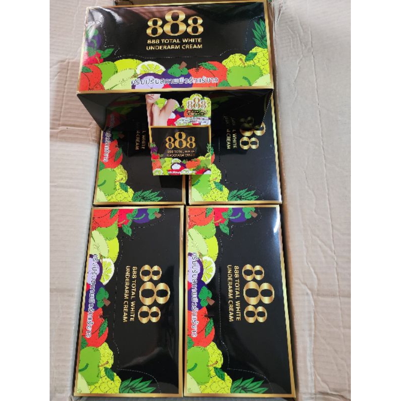 888 Total White Underarm Cream | Shopee Thailand