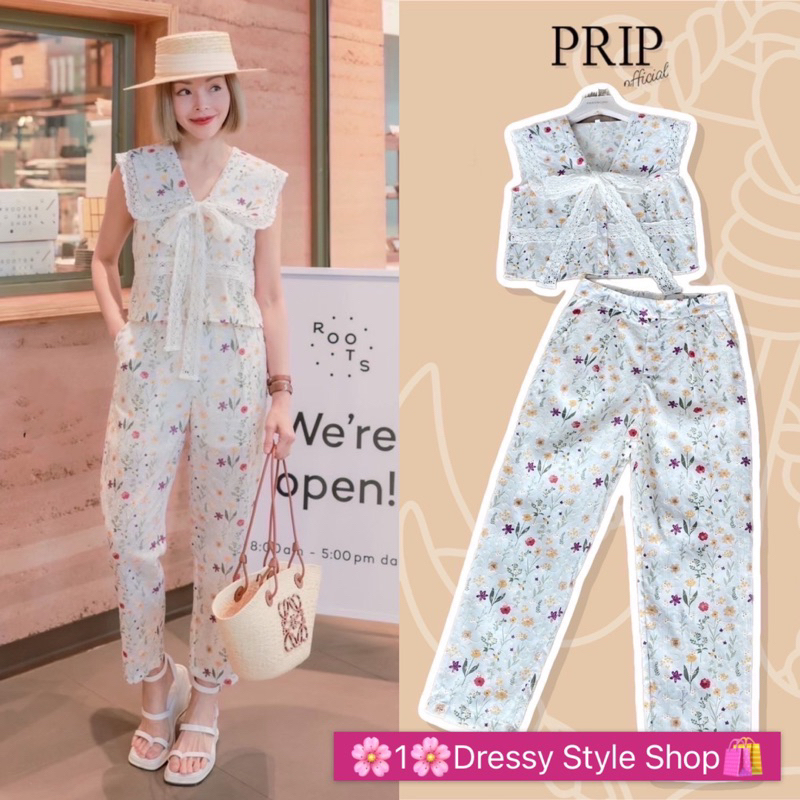 PP24☘️ งานเซทผ้าคอตตอนปักฉลุ พิมพ์ลายดอกไม้ | Shopee Thailand