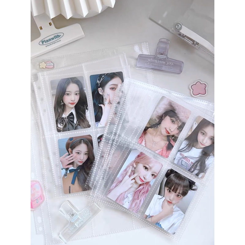 [ พร้อมส่ง 💕] ไส้แฟ้ม ใส จาก Mikko 4 ช่อง A5 แพ็ค 10 แผ่น ขนาดแผ่น 19.8*15.5 cm 6 ห่วง | Shopee ...