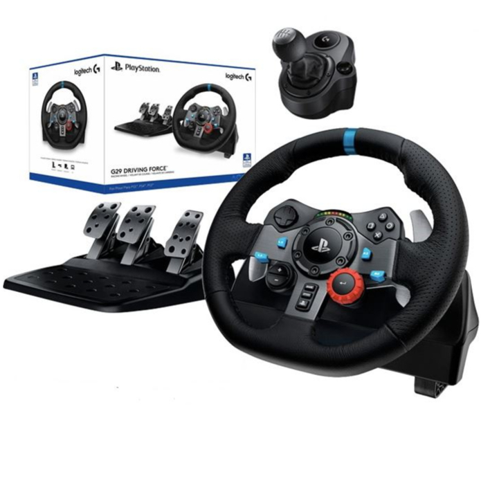 PS5 : Logitech G29 Driving Force Racing Wheel + Driving Force Shifter ...
