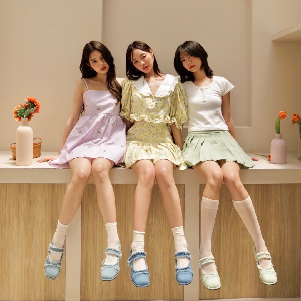 The Molly - Labotte.bkk รองเท้าแมรี่เจน รองเท้า Y2K Mary Jane Shoes (6810-10) | Shopee Thailand