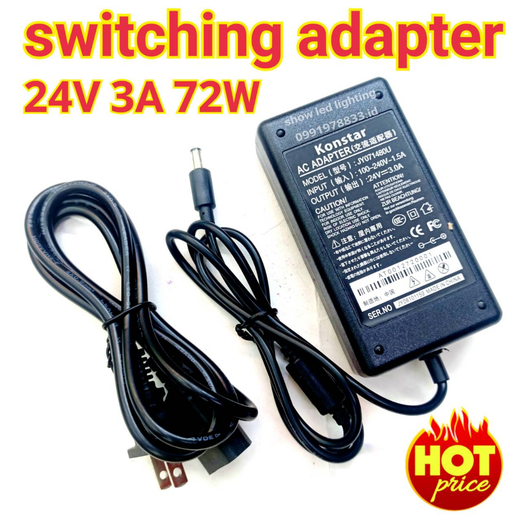 adapter 24v 3a 72w ,24V 5A 120W (กดตัวเลือก) switching power supply ...