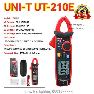 UNI-T UT-210E,UT-21D Clamp Meter Digital คลิปแอมป์ดิจิตอลแคล้มป์มิเตอร์ ...