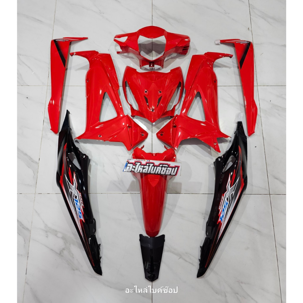 ชุดสีเวฟ125X 100X125X งานABS | Shopee Thailand