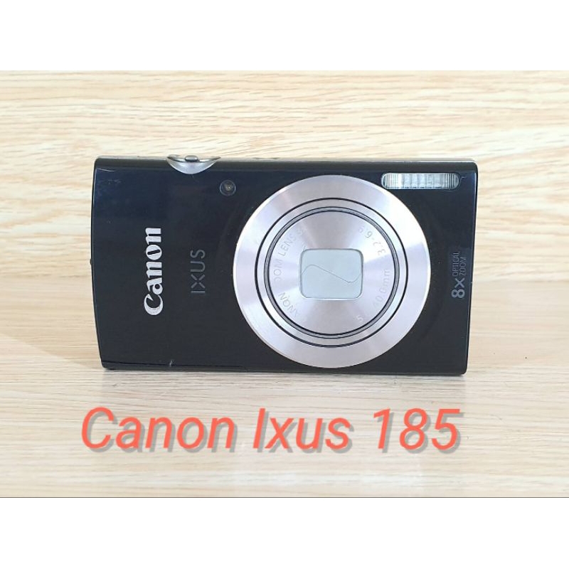 Canon IXUS 185 สีดำ กล้องดิจิตอลคอมแพ็คมือสอง สภาพสวยเดิม | Shopee Thailand