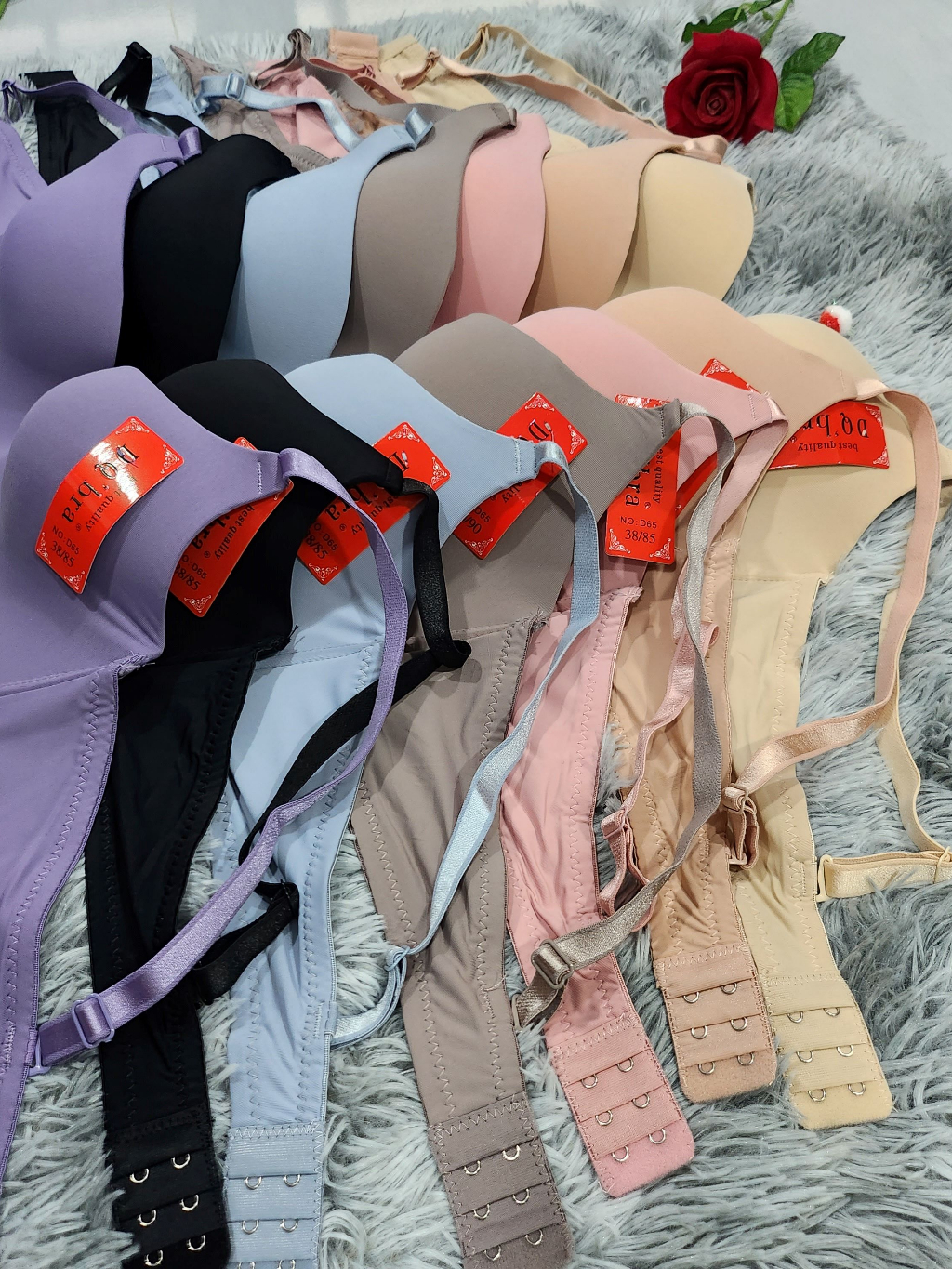 เสื้อในไร้โครง #D65# เต้าใหญ่ คัพ C เนื้อผ้านิ่มใส่แล้วอกสวย | Shopee Thailand