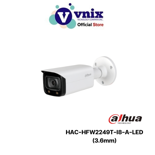 HAC-HFW2249T-I8-A-LED(3.6mm) กล้องวงจรปิด Dahua 2MP Full-color ...