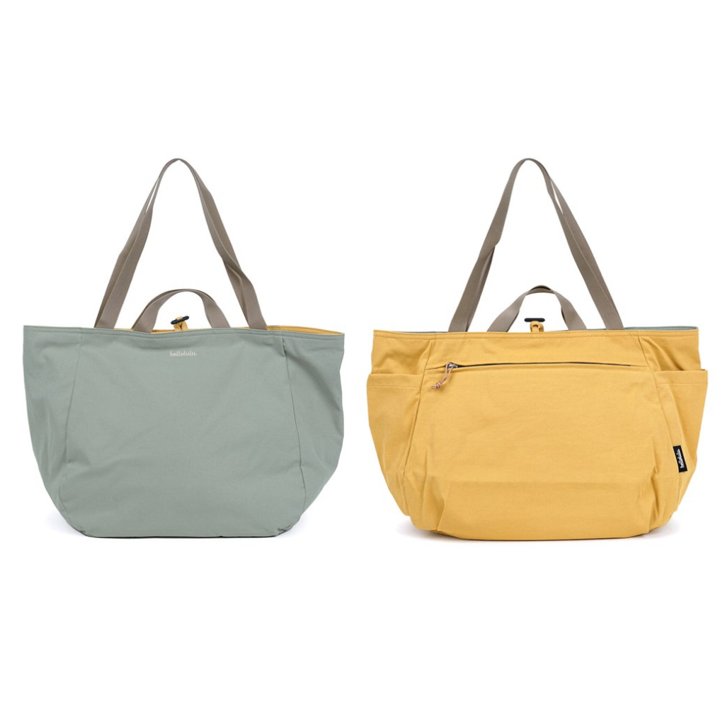 Hellolulu รุ่น JAKE - Double Sides 2 way Tote Bag (ECO edition) สลับใช้ได้ทั้ง 2 ด้าน 1 ใบ 2 สี ...