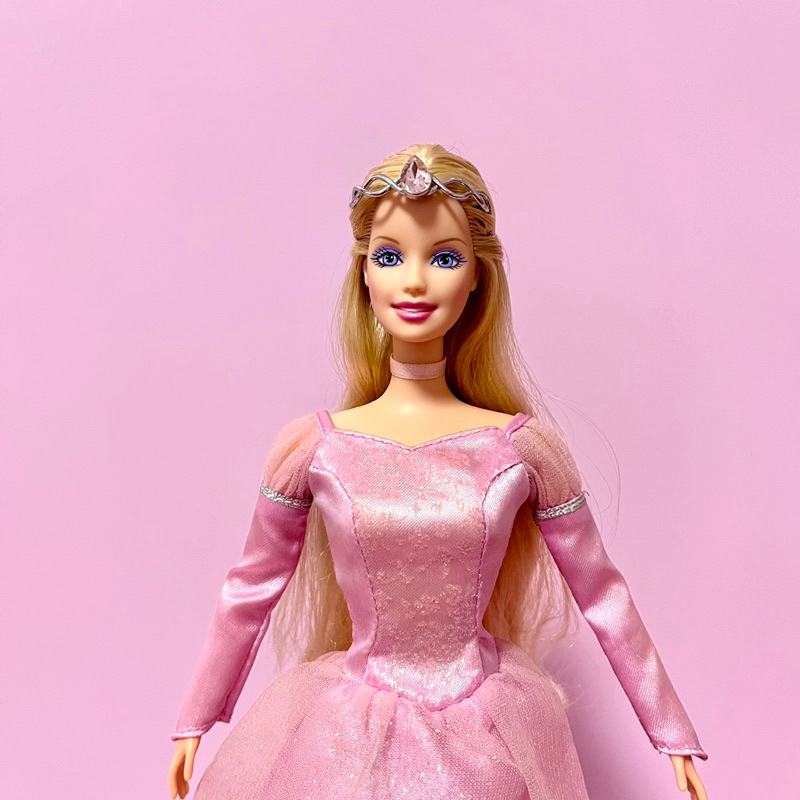 Barbie Swan lake - Odette in pink dress บาร์บี้สวอนเลค โอเด็ดผมทอง ชุด ...