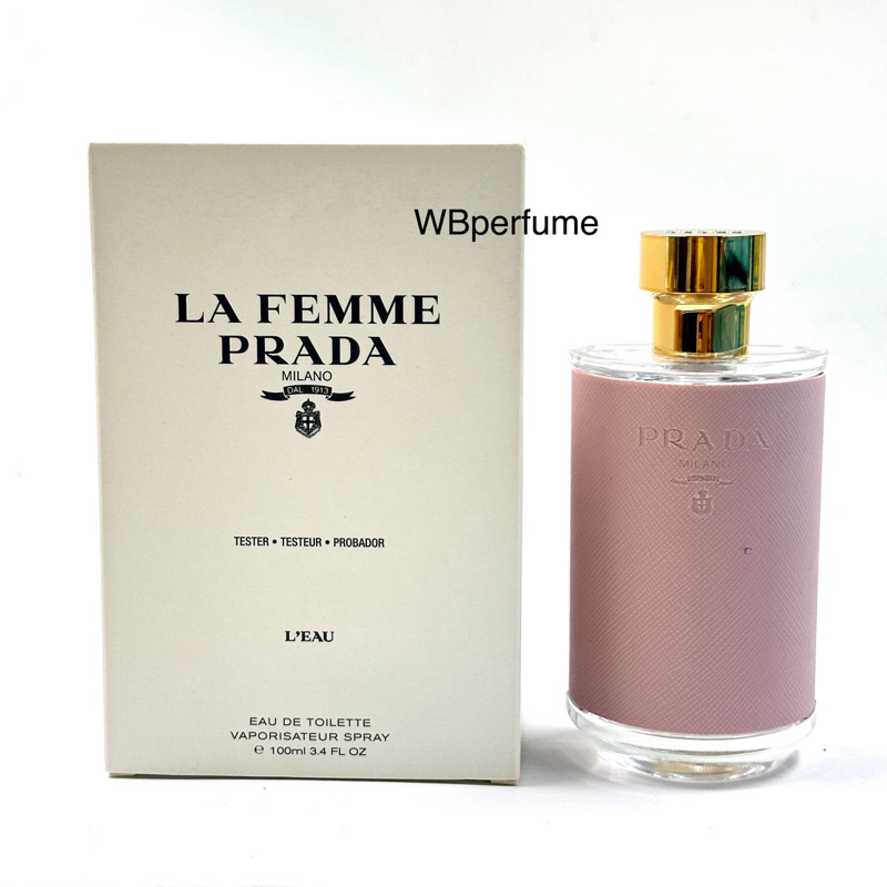 น้ำหอม Prada La Femme Prada L’Eau 100ml Tester | Shopee Thailand