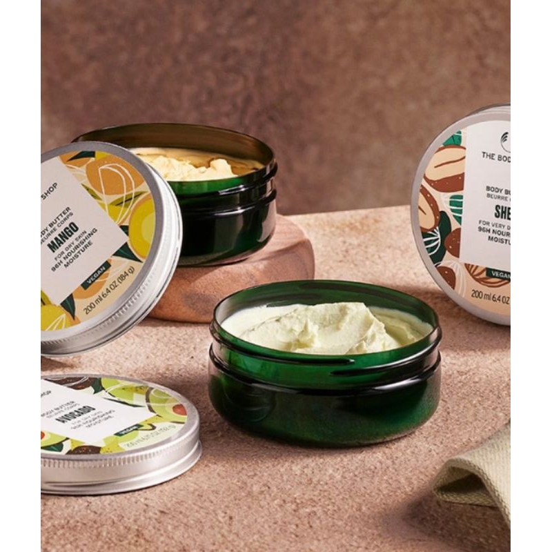 พร้อมส่ง THE BODY SHOP BODY BUTTER 200ML (NEW VEGAN 100%) | Shopee Thailand