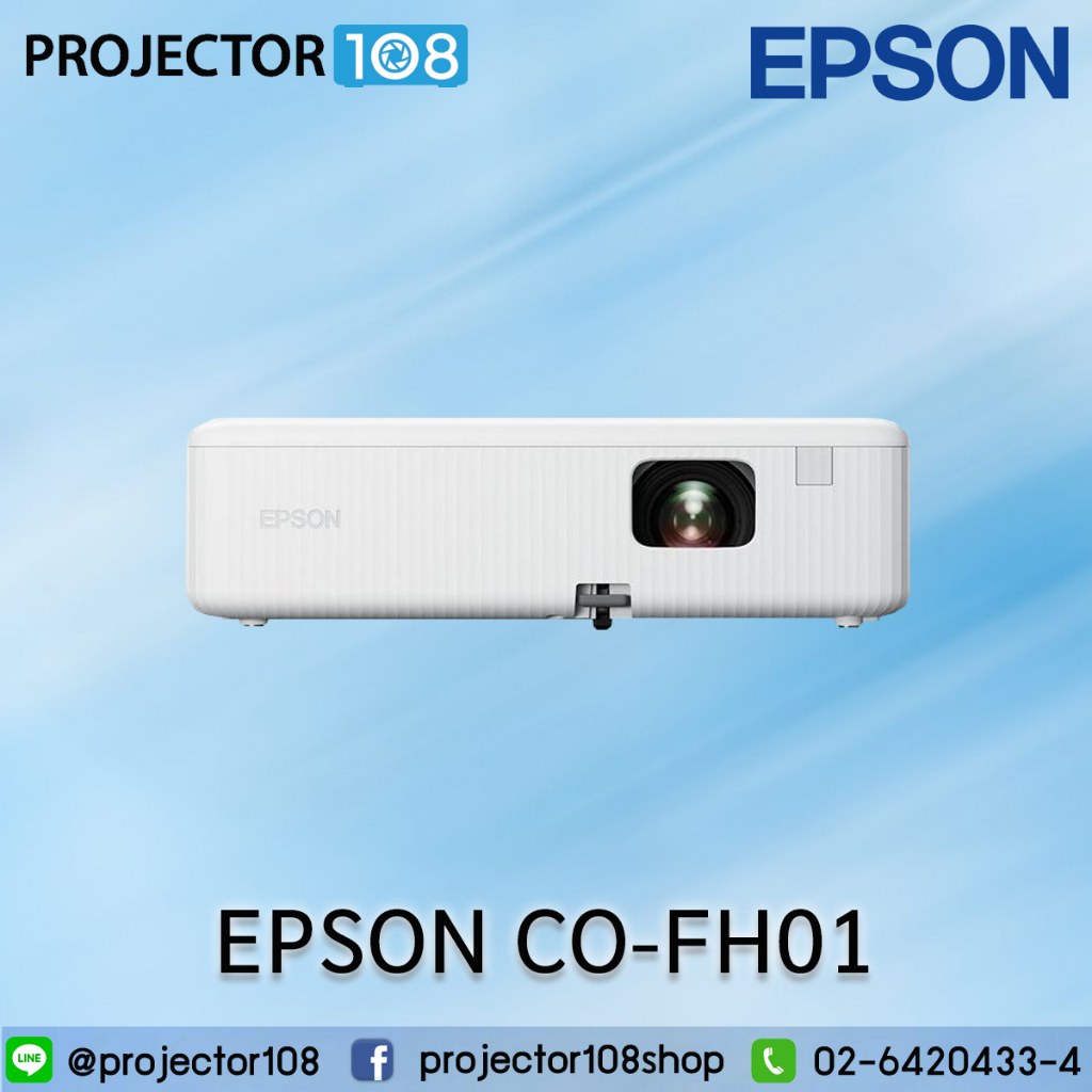 Epson CO-FH01 Full HD 3LCD Projector Portable and Compact Design all-in ...