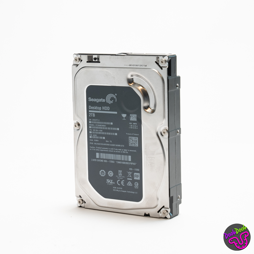 ฮาร์ดดิสเก็บข้อมูล สำหรับคอมพิวเตอร์ตั้งโต๊ะ ขนาด 3.5 นิ้ว 2TB Seagate ...