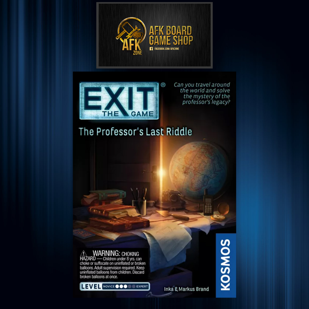 EXIT The Professor's Last Riddle - Board Game - บอร์ดเกม | Shopee Thailand