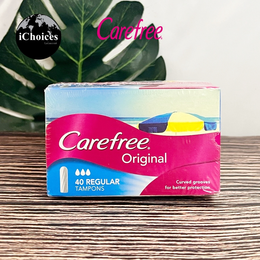 [Carefree] Original Tampons Regular 40 Tampons ผ้าอนามัย แบบสอด ...