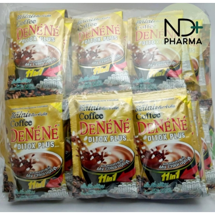 กาแฟดีแน่ ดีเน่ ดีท็อก แพ็ค 30 ซอง Coffee DENE Detoxs กาแฟปรุงสำเร็จผสม ...