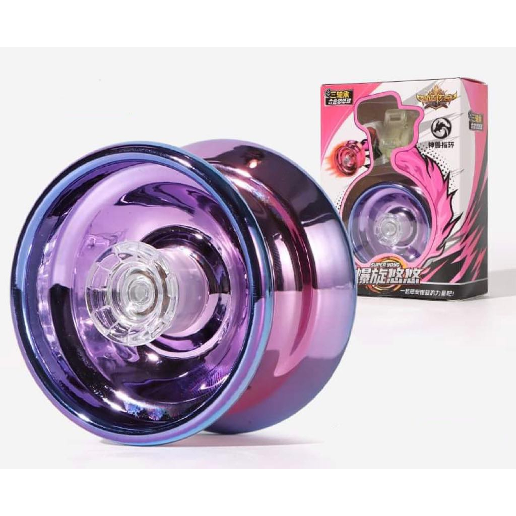 yoyo โยโย่อลูมิเนียม ฟรีได้ (classic yoyo ball) ของเล่นเด็กยุค90 ...