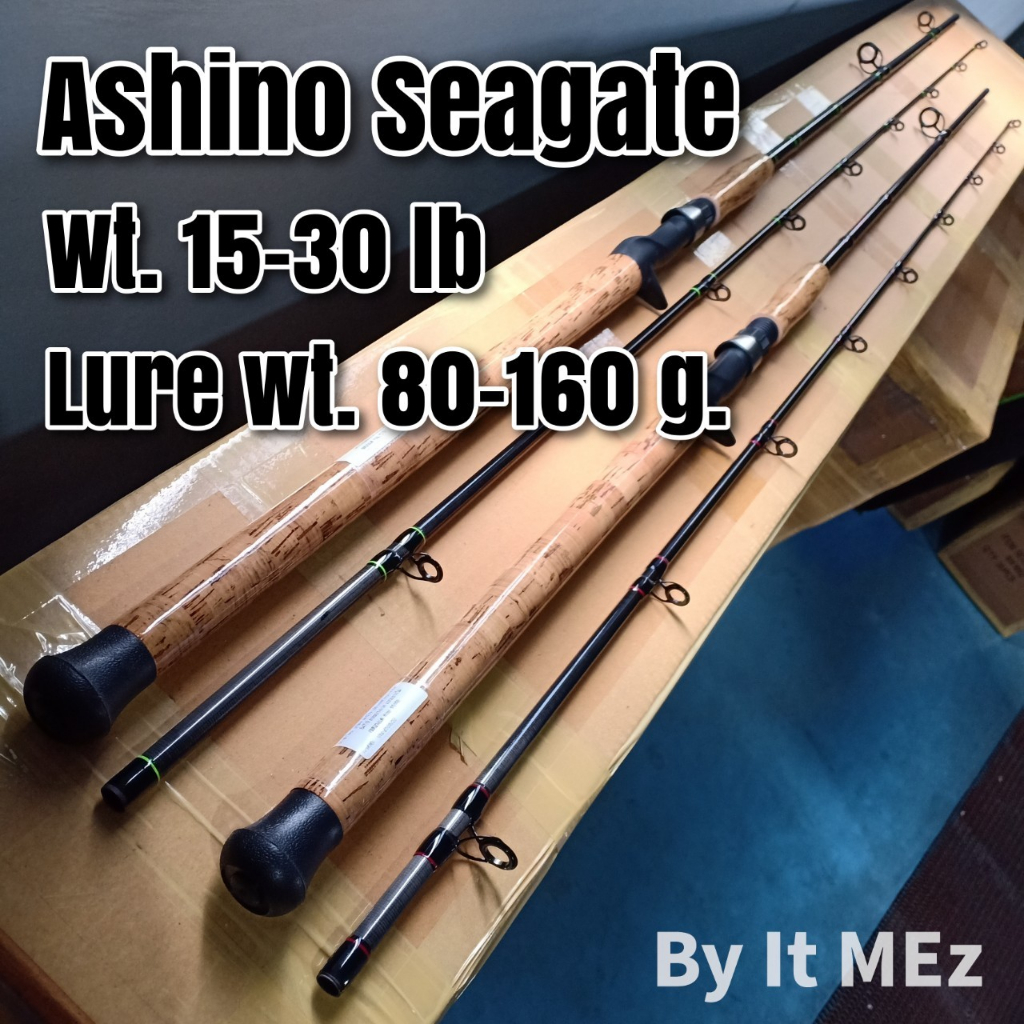 ของแท้ ราคาถูก คันเบสหน้าดิน กราไฟท์ IM8 Ashino Seagate Line wt. 15-30 lb. Lure wt. 80-160 G ...