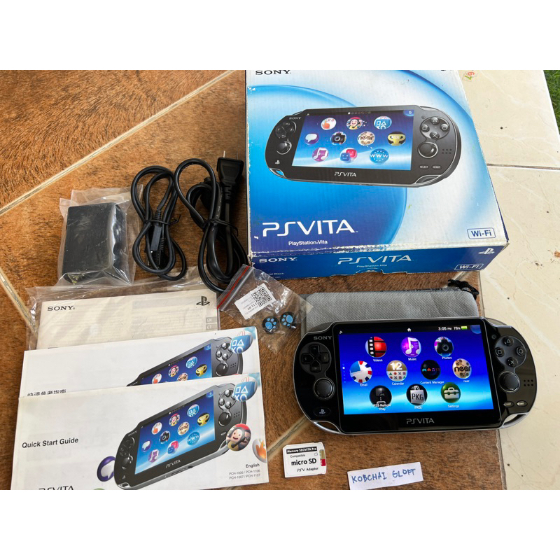 SONY PSVITA 1000 เมม 64GB/128GB ใช้งานได้ปกติ ลงเกมได้เองผ่าน wifi พร้อมเล่น | Shopee Thailand