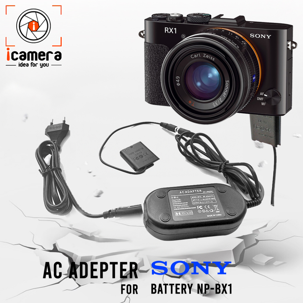 AC Adapter AC-LS5 + DK-X1 Sony NP-BX1 ใช้ใส่แทนแบตเตอรี่กล้อง Sony NP ...