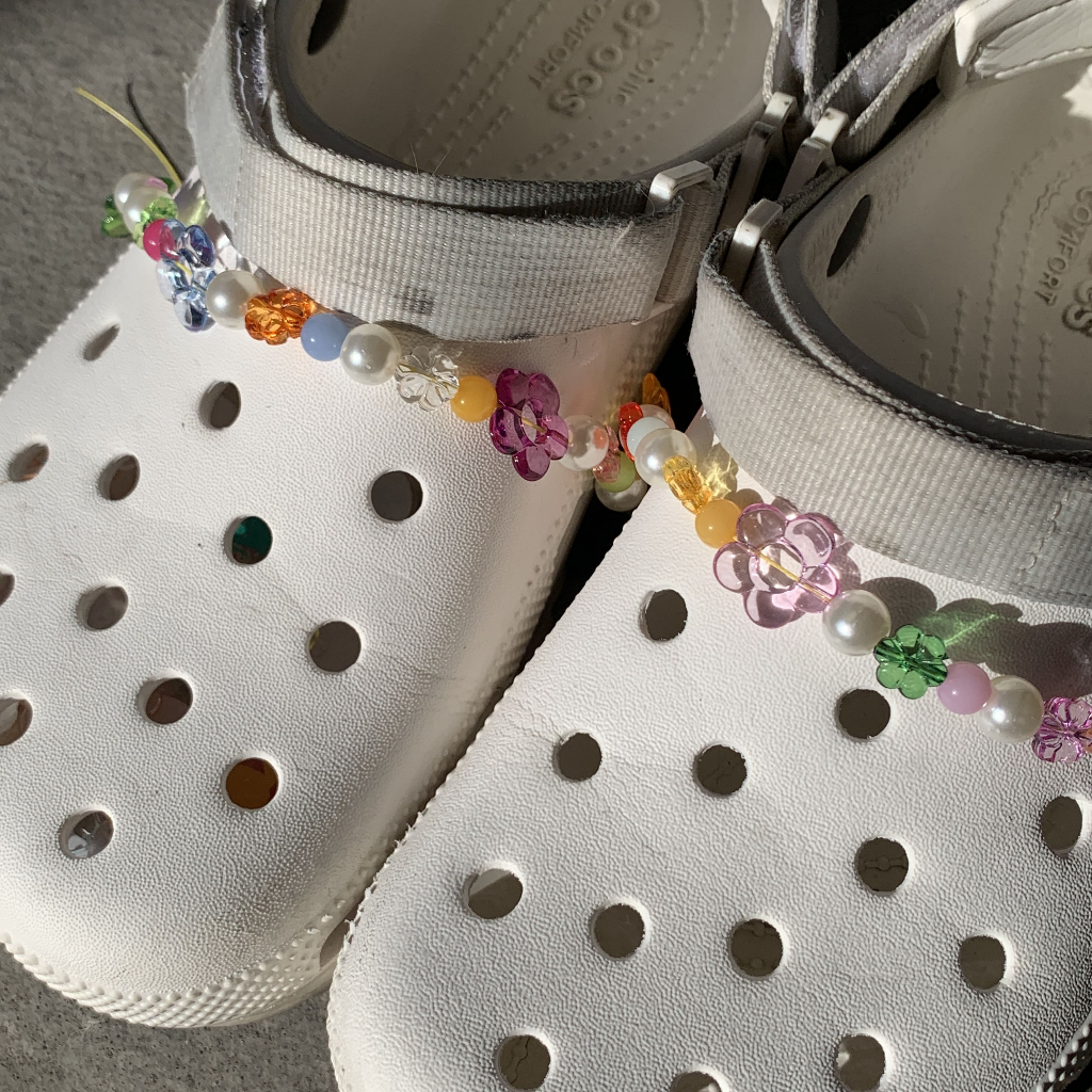 bead chain for crocs ตัวเกี่ยวรองเท้าcrocs | Shopee Thailand