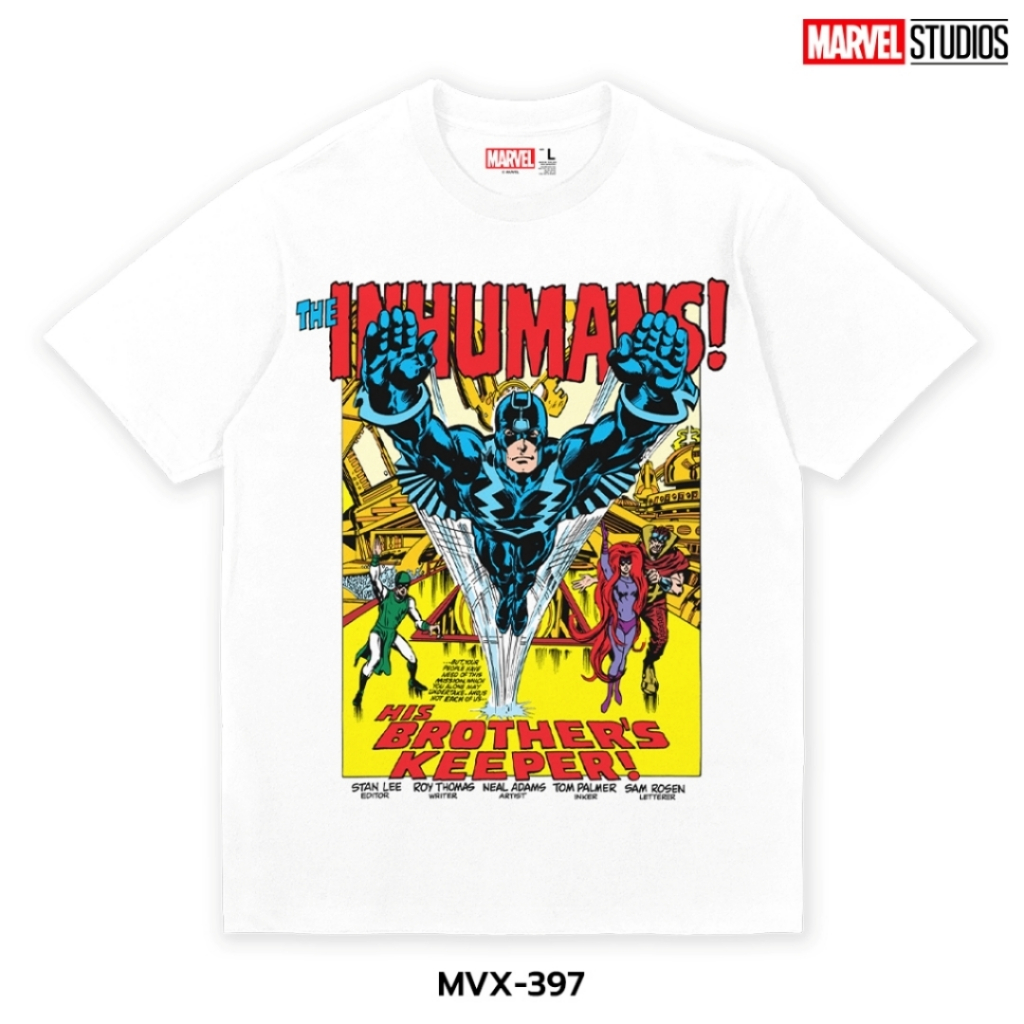 Power7Shop เสื้อยืดการ์ตูนลาย มาร์เวล Inhuman ลิขสิทธ์แท้ MARVEL COMICS ...