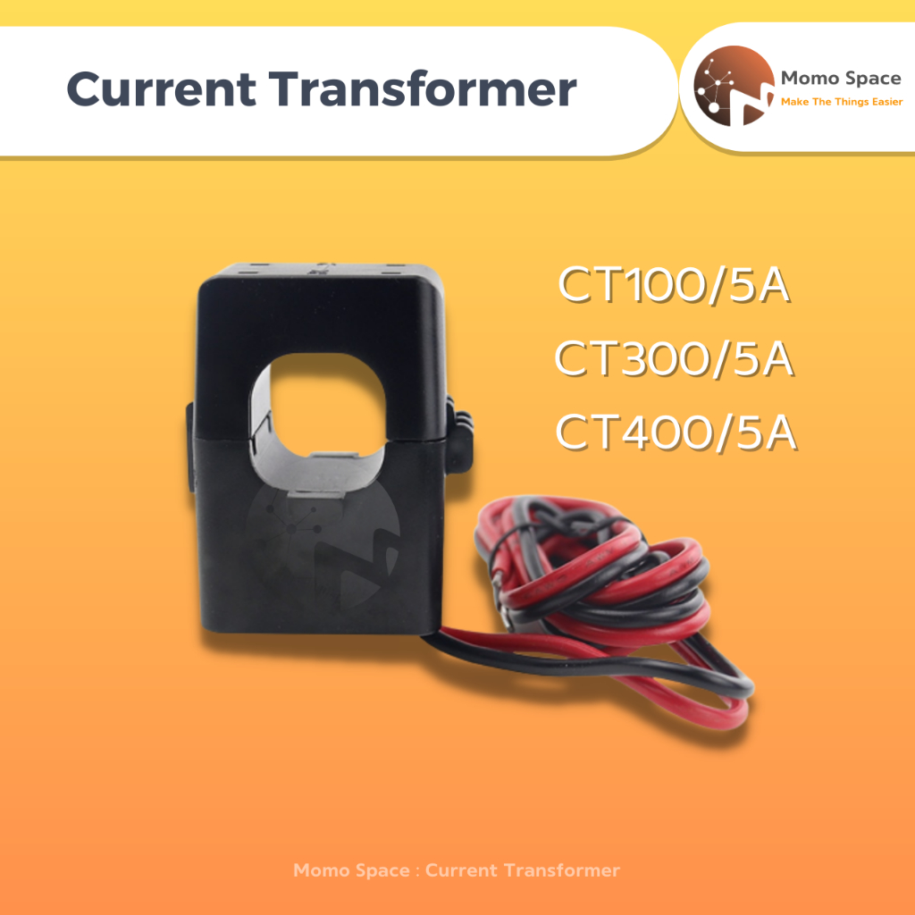 เซนเซอร์วัดกระแสไฟฟ้า CT Sensors AC Current Transformer Diameter 24mm ...