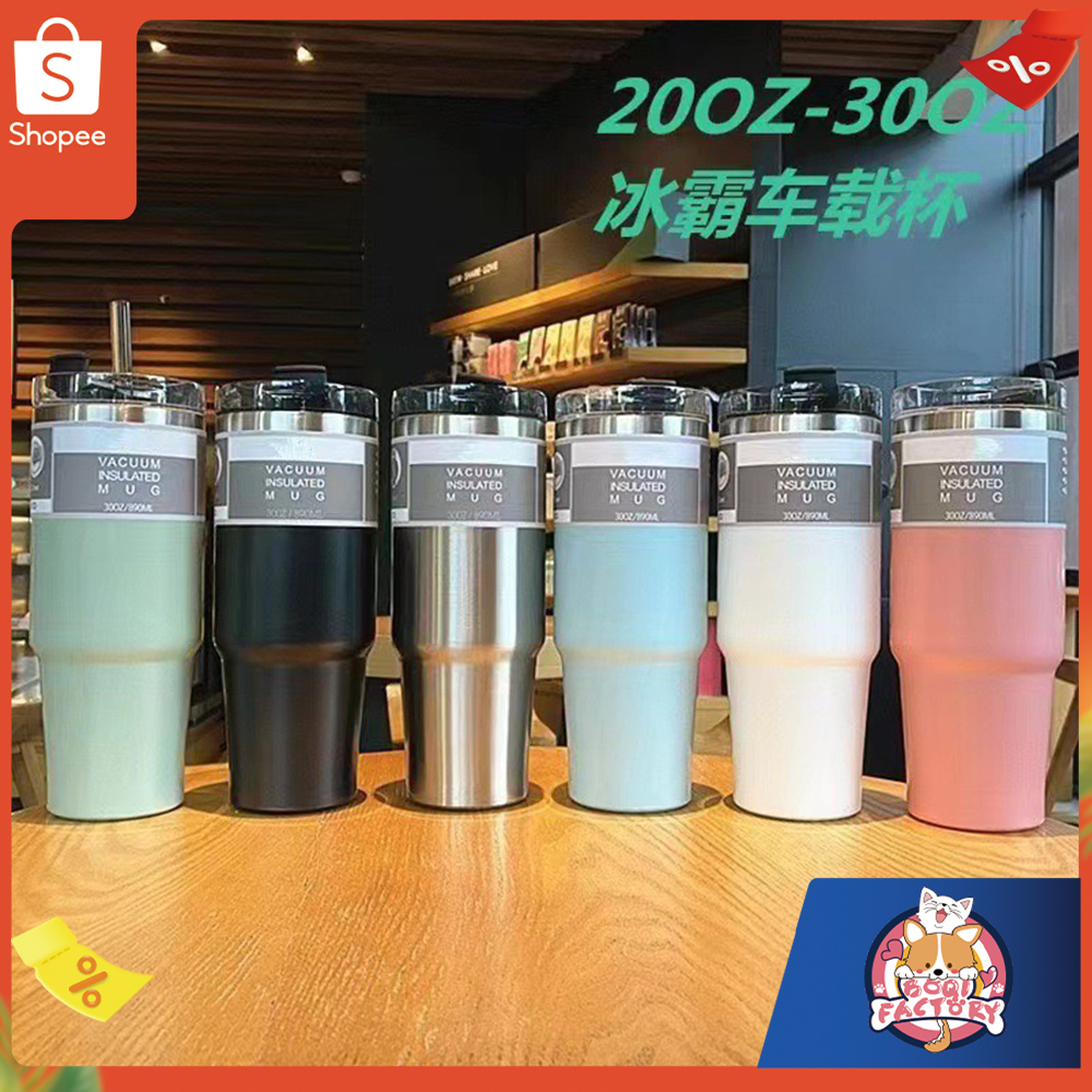 Boqi Factory สแตนเลส 304 แก้วเก็บอุณหภูมิ แก้วเก็บความเย็น สแตนเลสแท้ ...