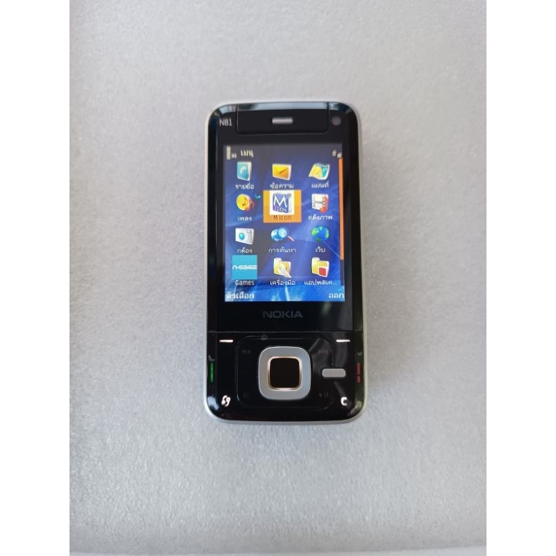 Nokia N81 แท้เครื่องศูนย์ไทย สภาพดี พร้อมใช้งานรองรับ WiFi | Shopee ...