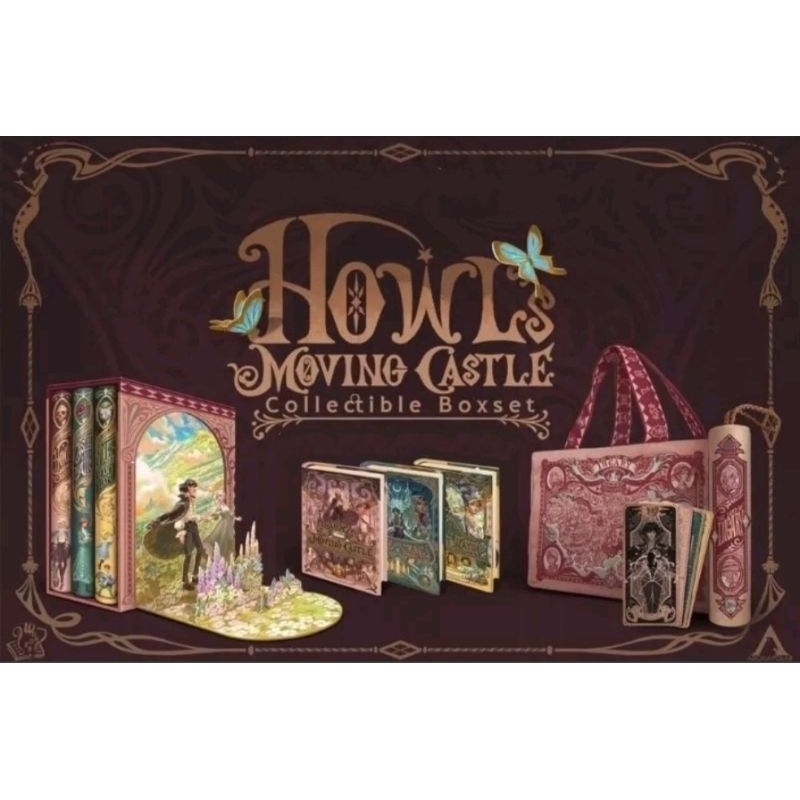 **พร้อมส่ง** ปกแข็ง ชุดใหญ่ มีพรีเมี่ยม Howl 's Moving Castle The ...