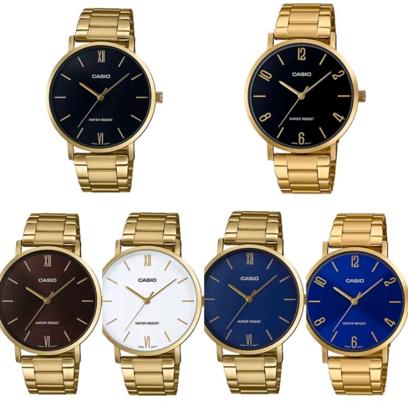 นาฬิกาข้อมือผู้ชายCasioแท้MTP-VT01 | Shopee Thailand