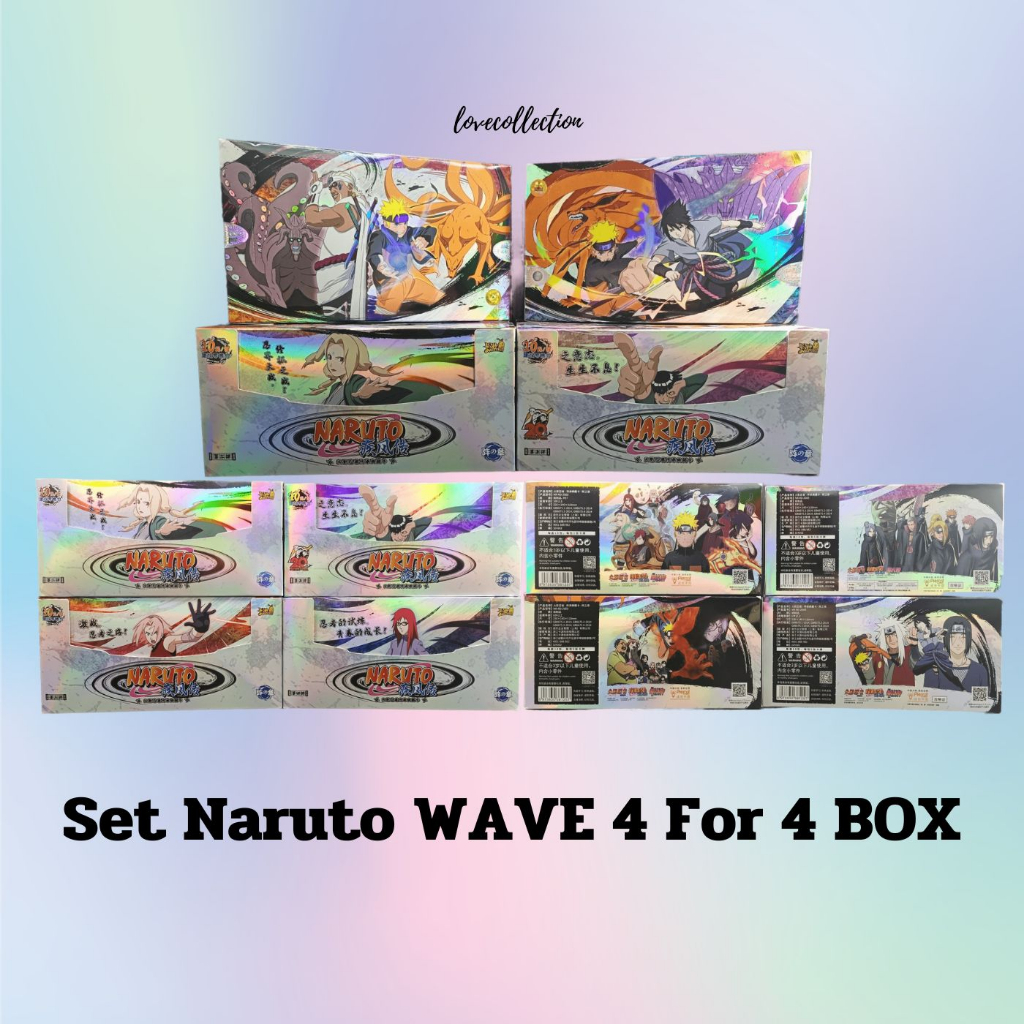 Set Naruto Wave 2 3 4 5 For 4 Box KAYOU | Shopee Thailand