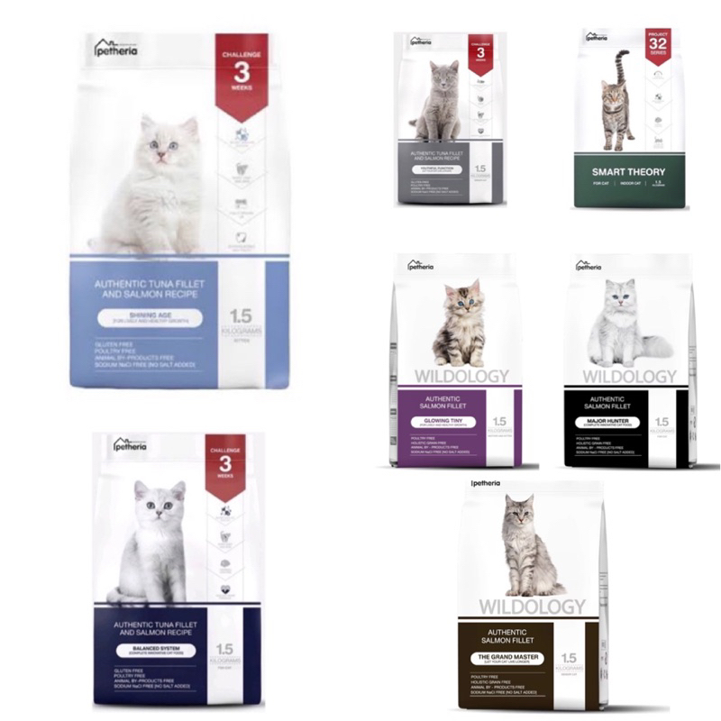 Petheria - Petheria wildology อาหารแมวเพ็ทเทอเรียขนาด 1.5 kg | Shopee ...