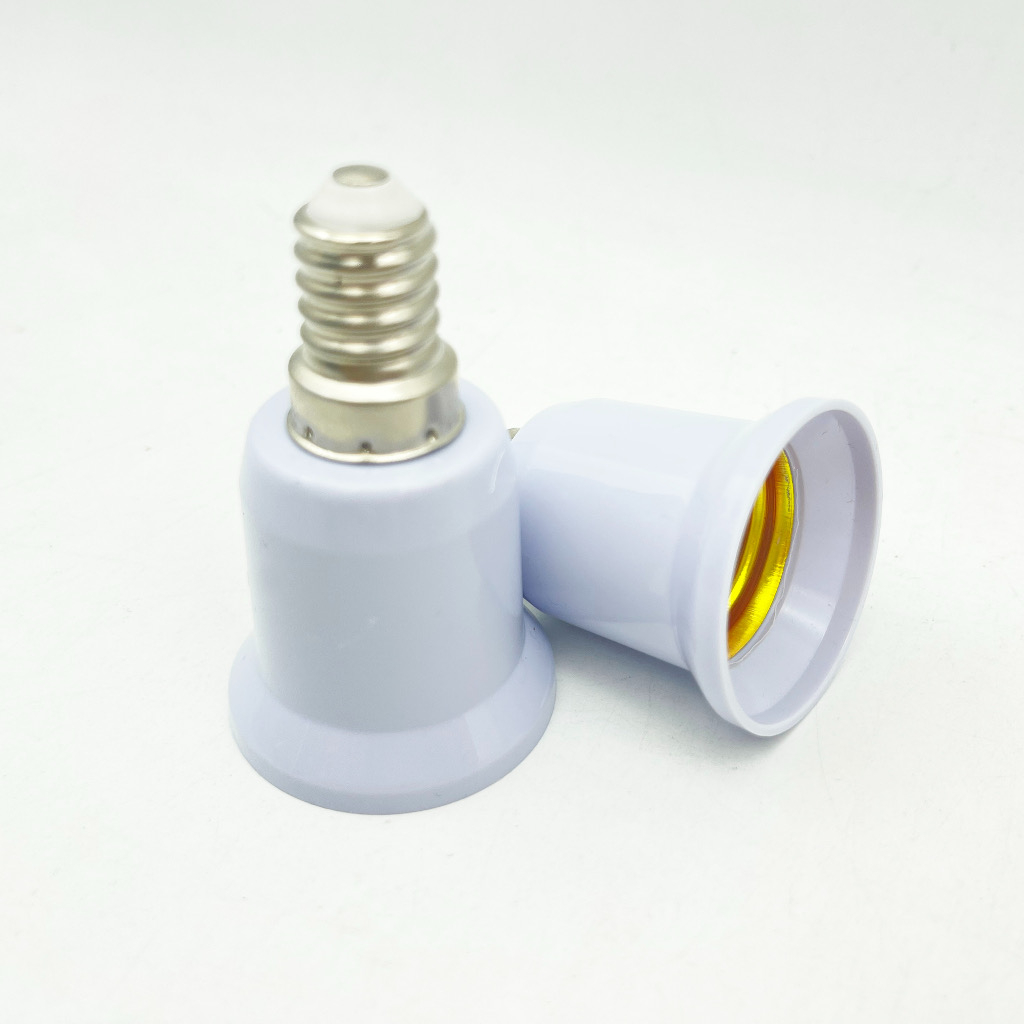 ขั้วแปลง หลอดไฟ E14 ถึง E27 ขั้วทด ขั้วแปลง ขั้วต่อหลอดไฟขั้วเกลียวจากขั้ว E14 เป็นขั้วเกลียว ...