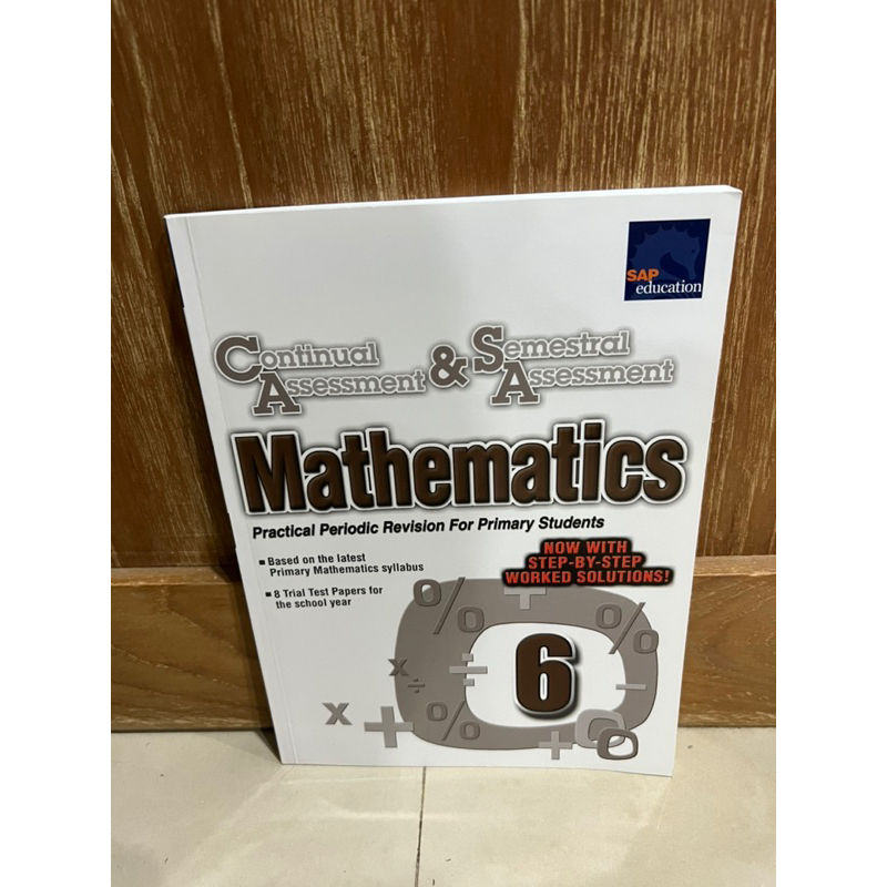 CA & SA Mathematics Primary 6 แบบฝึกหัดแนวข้อสอบป6 | Shopee Thailand