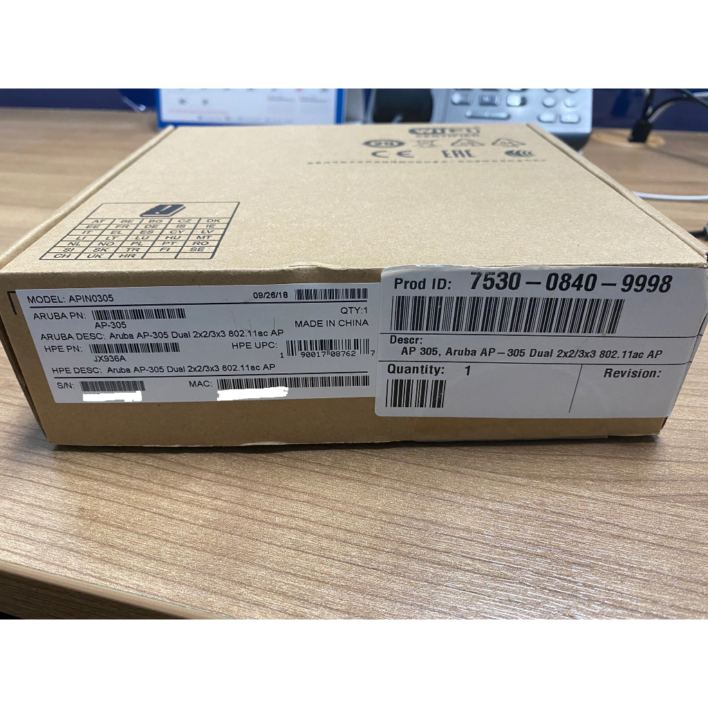 Aruba AP-305 Model : APIN0305 P/N : JX936A (สินค้ามือสอง ยังไม่ได้ใช้งาน) | Shopee Thailand