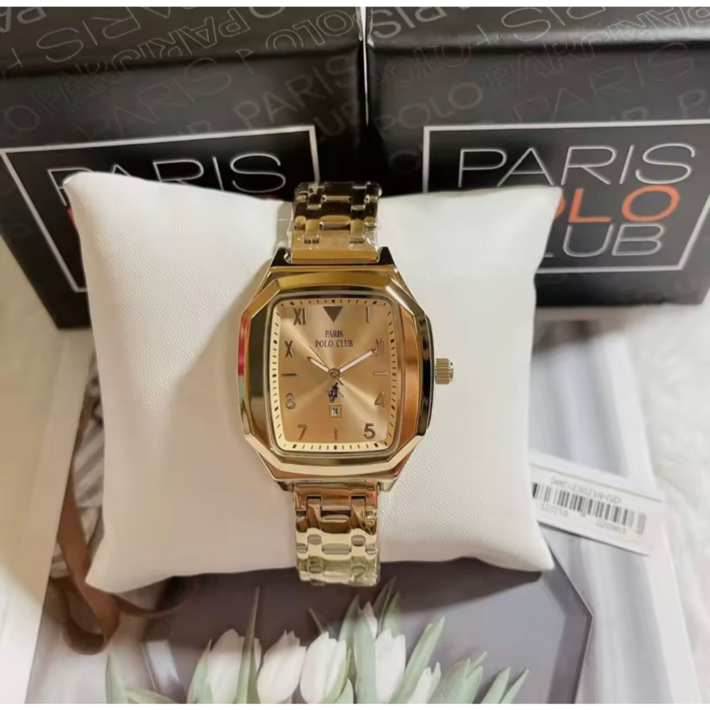 Paris Polo Club นาฬิกาผู้หญิง สายสเตนเลส รุ่น PPC-230218 | Shopee Thailand