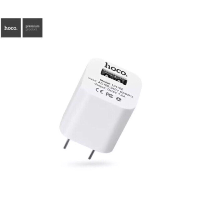 หัวชาร์จ Hoco UH102 ของแท้100% 1 USB 1 แอมป์ | Shopee Thailand