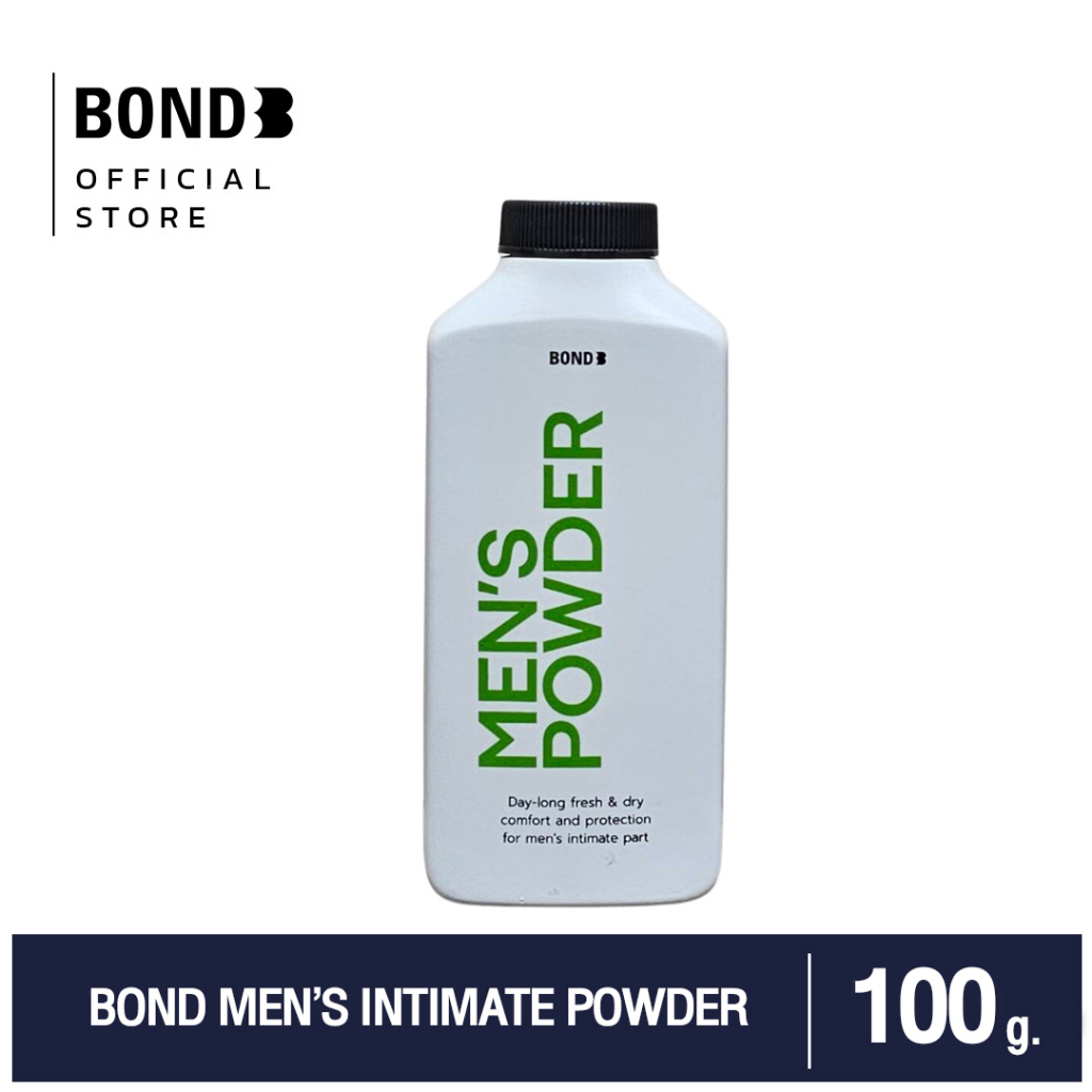 BOND Men's Intimate Powder แป้งบอนด์ชนิดพิเศษ สูตร ซูสติ้ง สมูท 100 ...