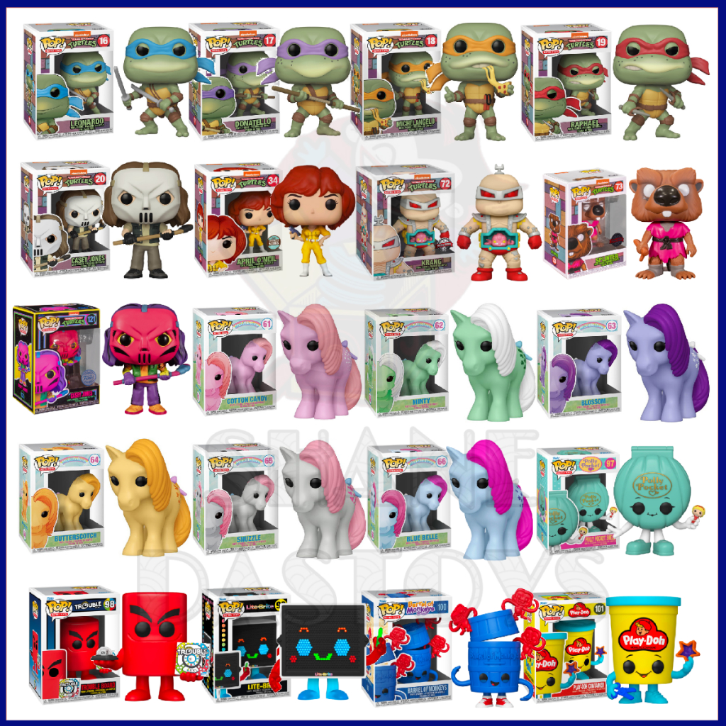 {PRE-ORDER} Funko Pop! RETRO TOYS : TMNT Teenage Mutant Ninja Turtles ...
