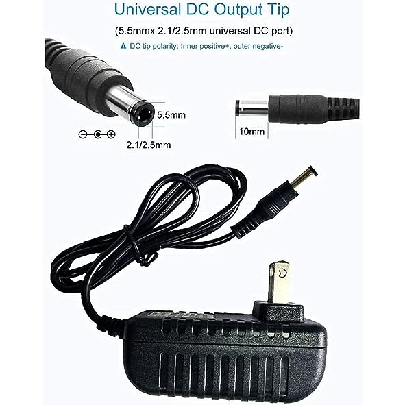 Adaptor / Adapter AC / DC ขนาด 9V 2A อะแดปเตอร์ หัว 5.5 x 2.5 / 2.1 mm ...