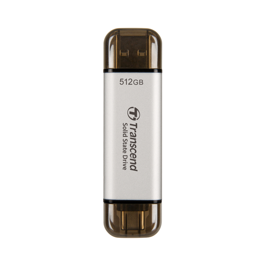 Transcend External SSD smallest 512GB:ESD310S:Type-A and Type-C ...