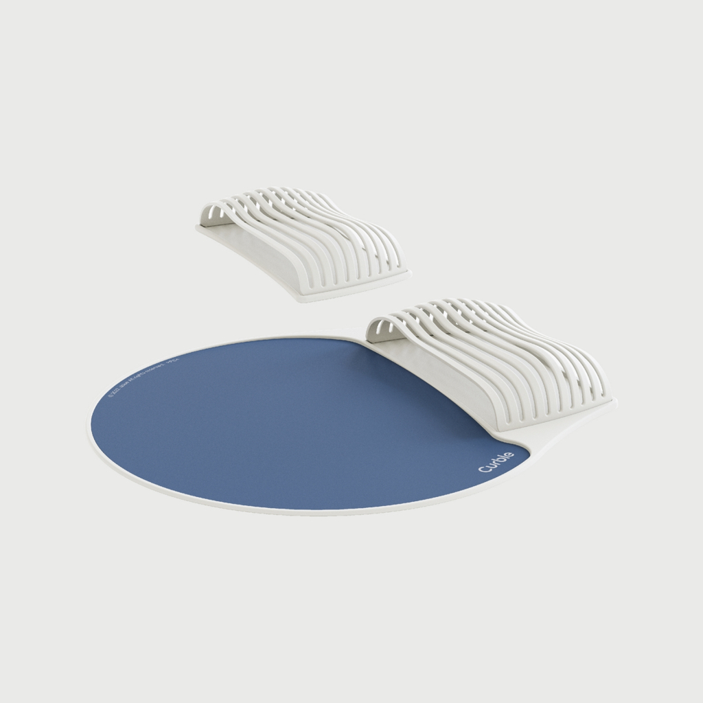 Curble Ergonomic Mouse Pad แผ่นรองเม้าส์เพื่อสุขภาพ ลดอาการข้อมือ ...