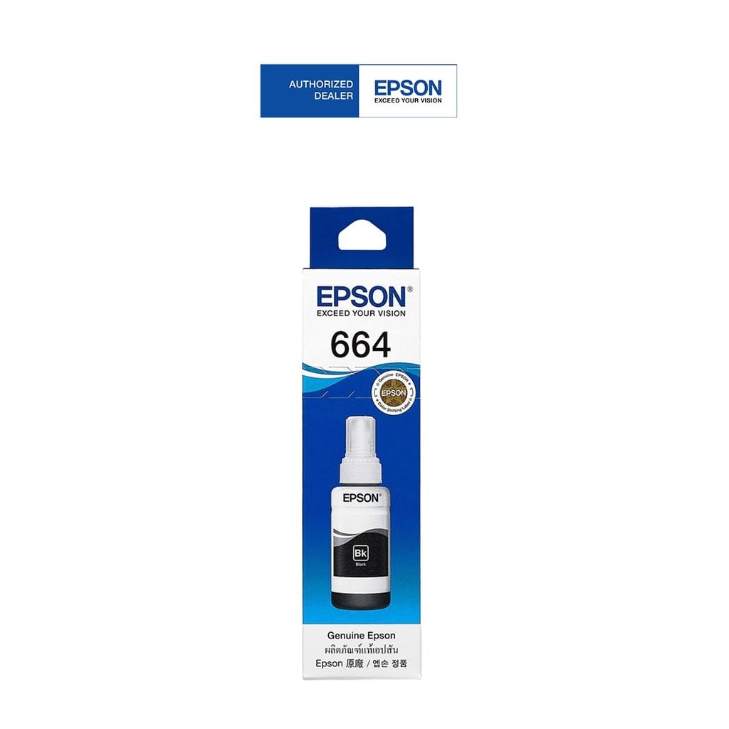 หมึกแท้ Original Epson T664 For Epson L100/ 110/ 120/ 200/ 210/ 220 ...