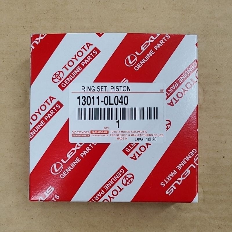 แหวนลูกสูบ Toyota 2KD Vigo STD 13011-0L040 ราคาต่อ1set | Shopee Thailand