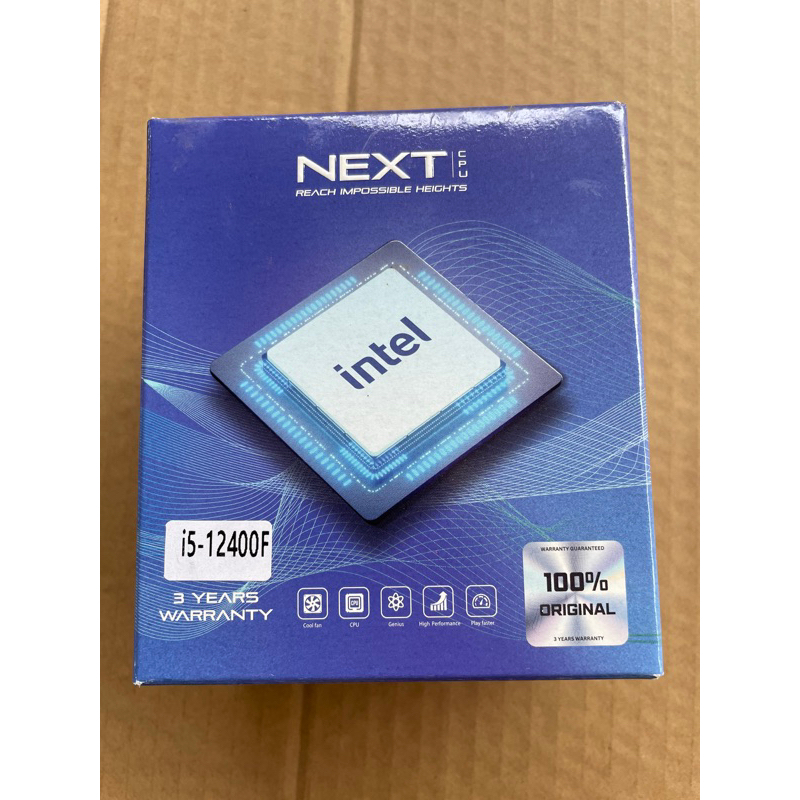 CPU INTEL CORE I5-12400F LGA 1700 กล่อง NEXT เฉพาะซิ้งลมของใหม่ / กล่อง ...