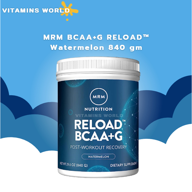 ฟื้นฟูกล้ามเนื้อที่ออกแบบมาสำหรับนักกีฬาและบุคคลที่ต้องการสร้างกล้าม MRM BCAA+G RELOAD ...