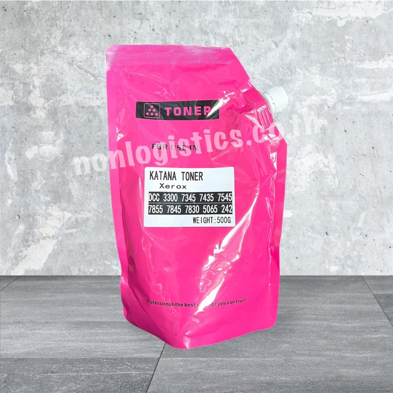 หมึกเติมXerox500กรัม(m)แดงWorkcentre WC 7525 7530 7535 7545 7556 Chip ...